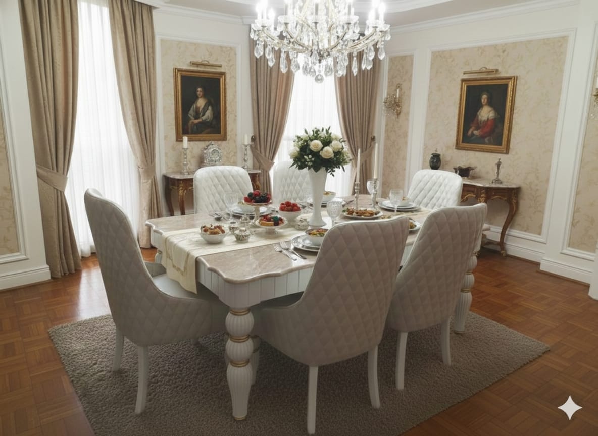 Marble Harmony Dining | FANCY Furniture